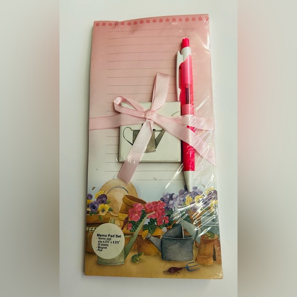 Office | New Magnetic Memo Pad Set 5 Pages Magnet With Watering Can ...
